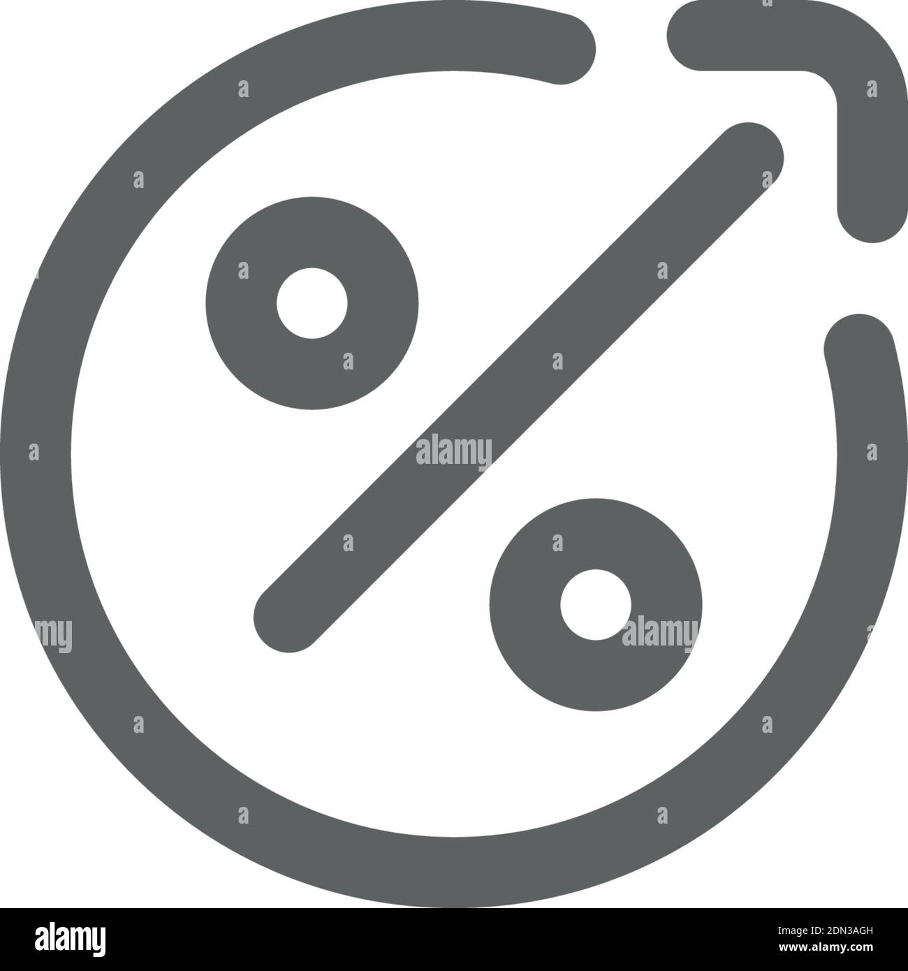 percentage vector icon modern simple vector illustration Stock Vector ...