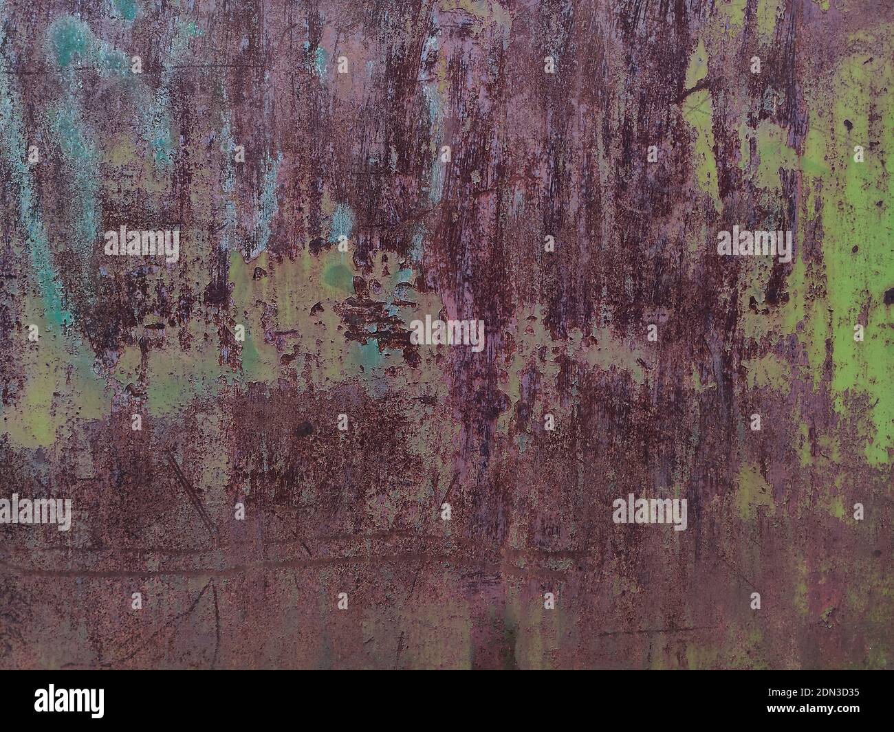 Corroded metal background. Rusted painted metal wall. Rusty metal ...