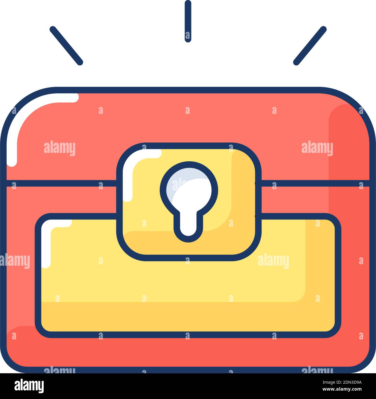 Player inventory RGB color icon Stock Vector Image & Art - Alamy