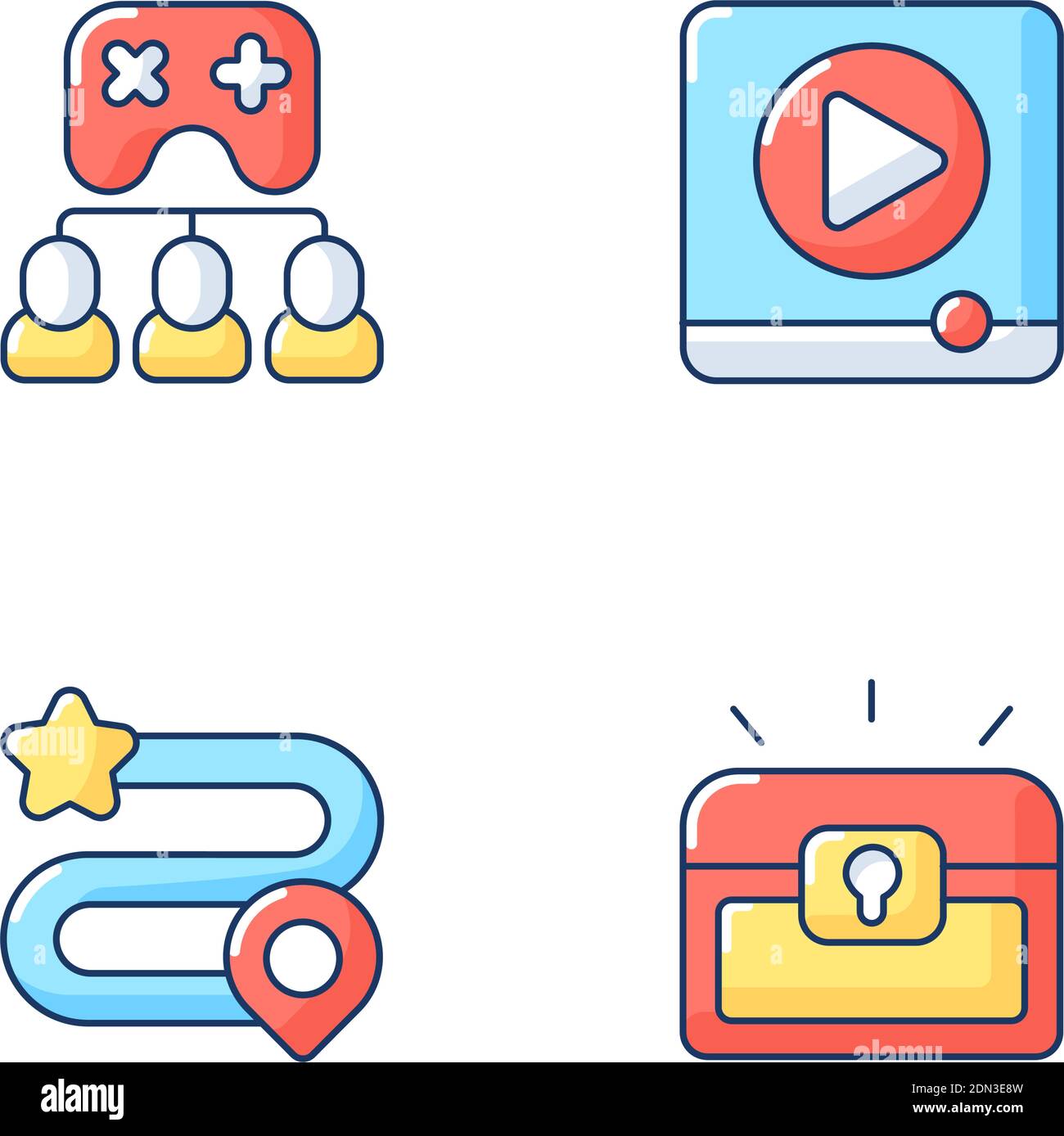 Gaming pastime Stock Vector Images - Alamy