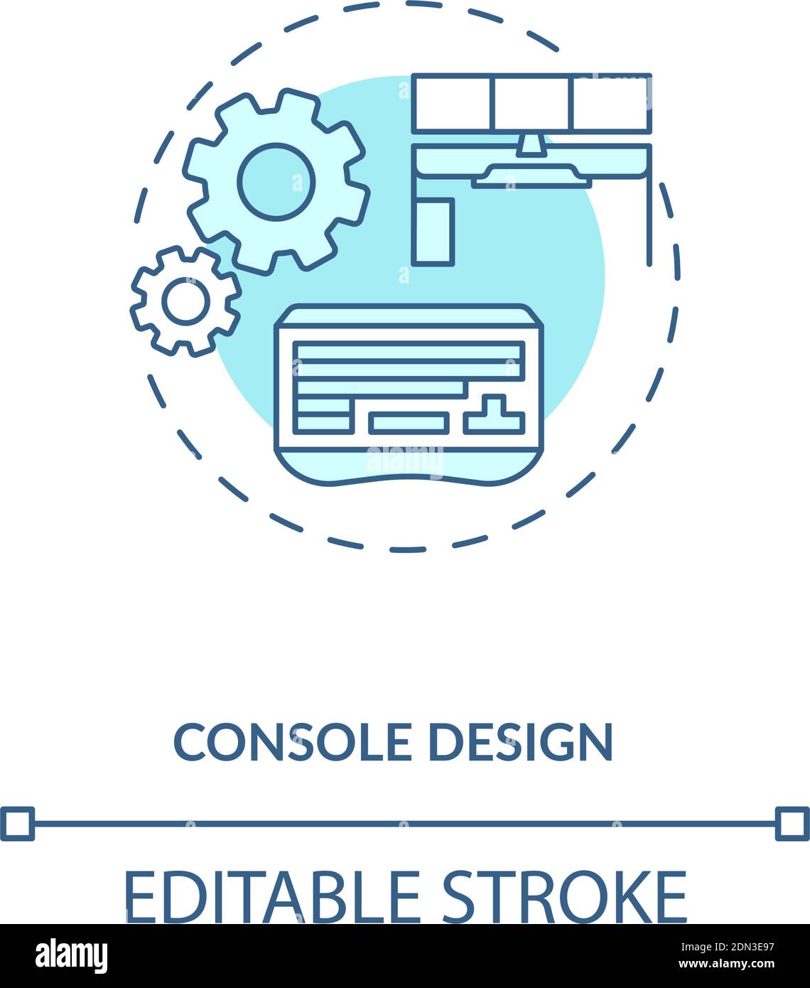 Console design concept icon Stock Vector Image & Art - Alamy