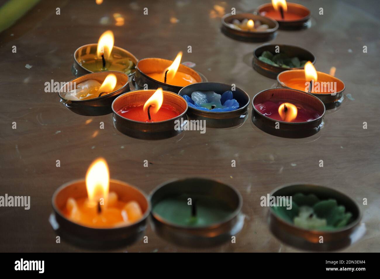Group Of Floating Candles High Resolution Stock Photography and Images ...