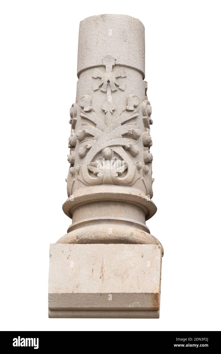 elements of architectural decorations of buildings, columns, arches ...