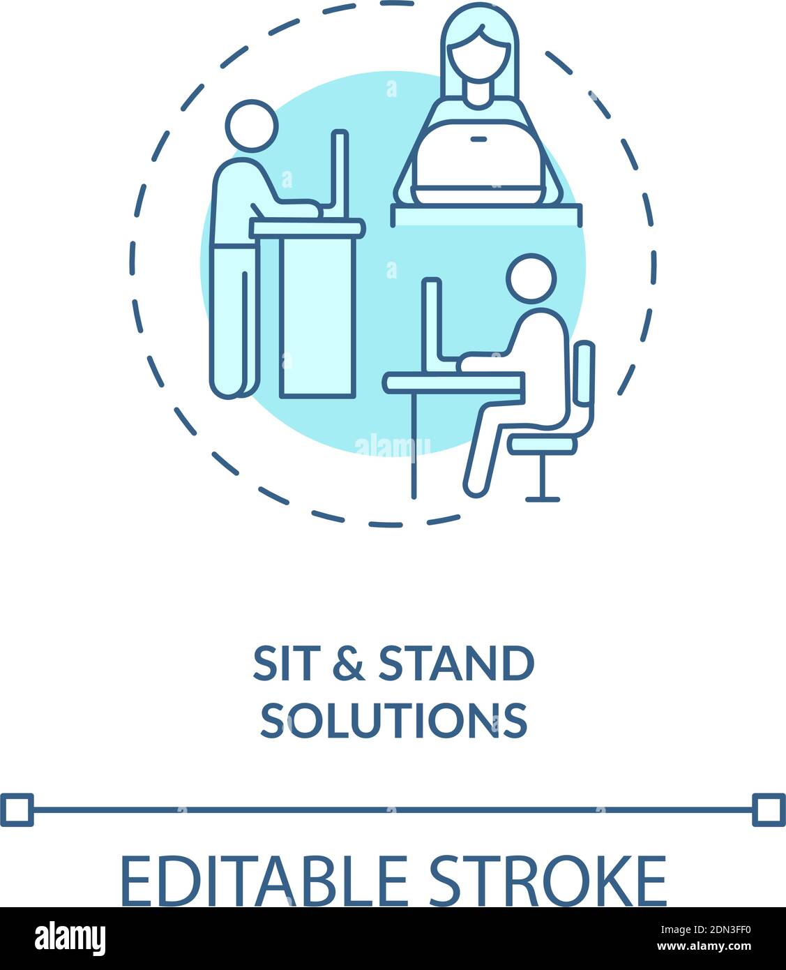 Standing icon chair sitting vector hi-res stock photography and images ...