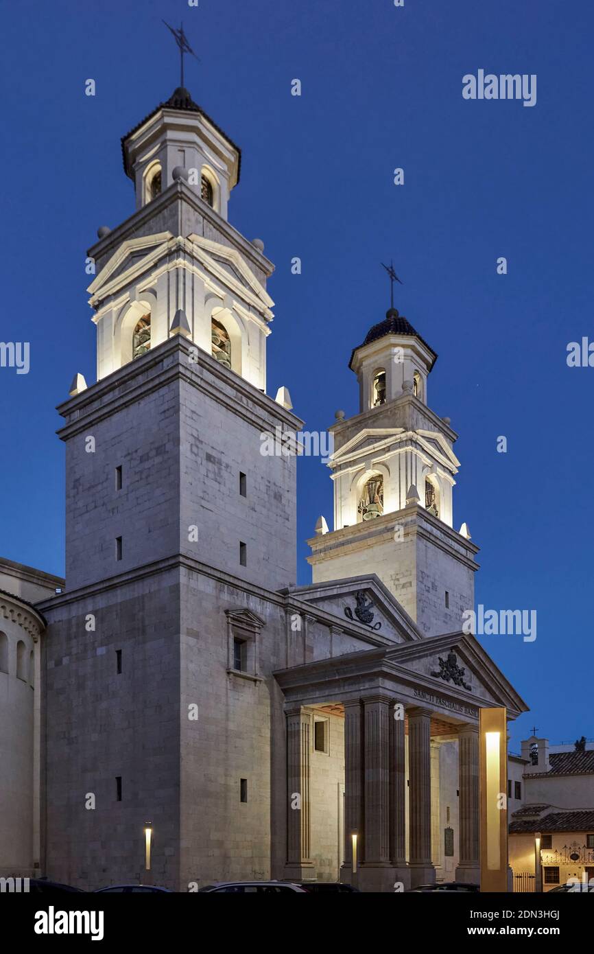 Basilica De San Pascual Baylon of the sanctuary known as El Sant, in ...