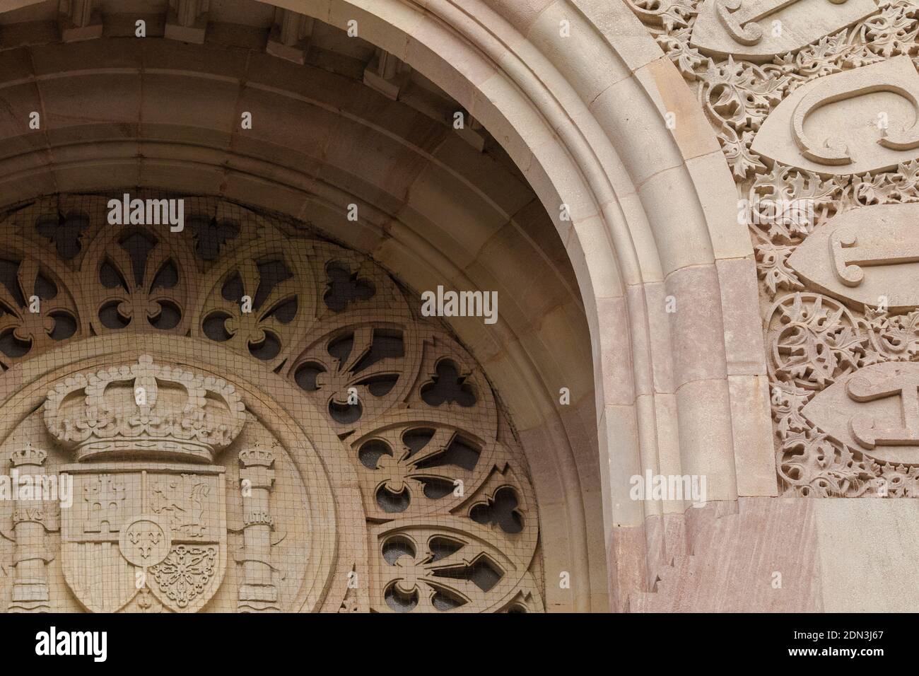 elements of architectural decorations of buildings, columns, patterns ...