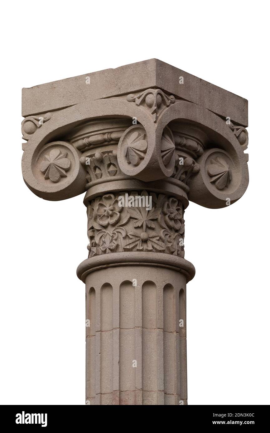 Classic colonnade arch corinthian column isolated hi-res stock ...