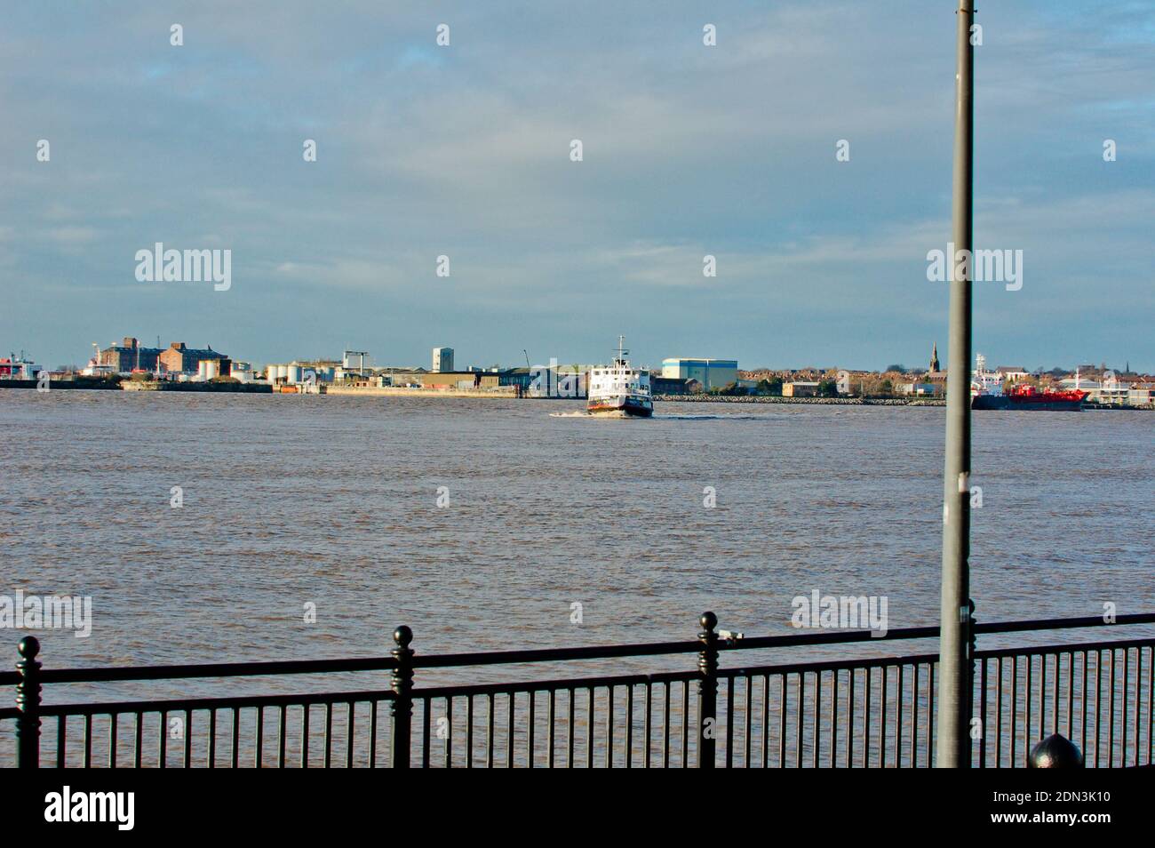 Mersey Ferry crossing the River Mersey Stock Photo - Alamy