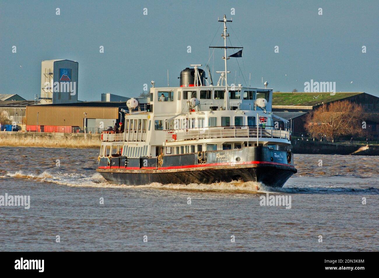 Mersey Ferry crossing the River Mersey Stock Photo - Alamy