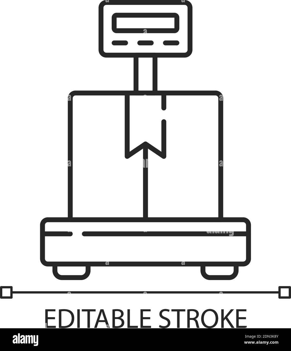 Industrial scales linear icon Stock Vector Image & Art - Alamy