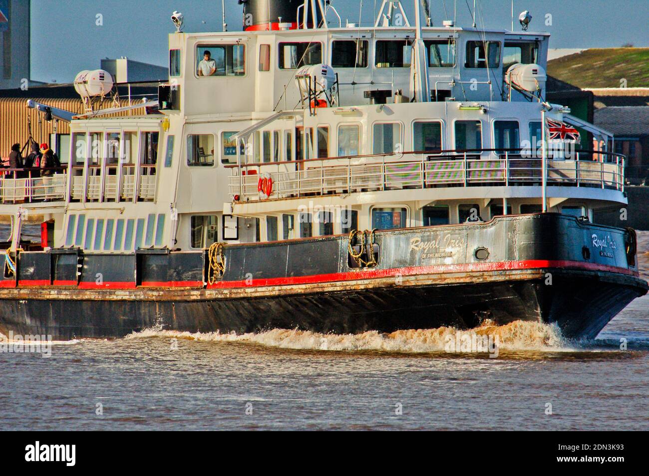 Mersey Ferry crossing the River Mersey Stock Photo - Alamy