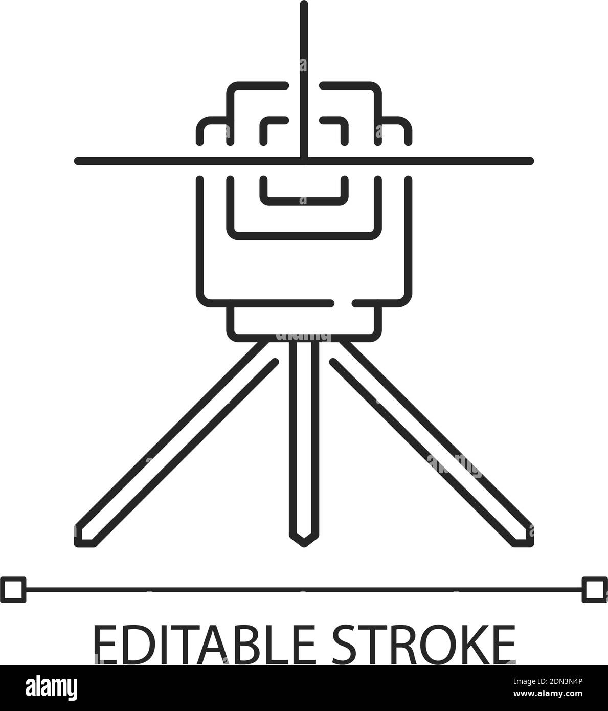 Laser line level linear icon Stock Vector Image & Art - Alamy