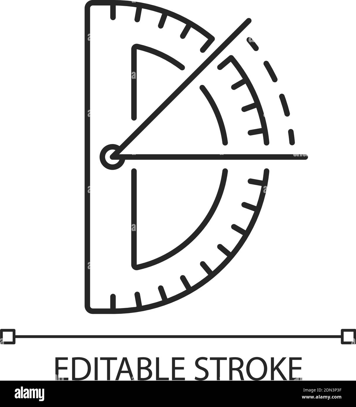 Half circle ruler hi-res stock photography and images - Alamy