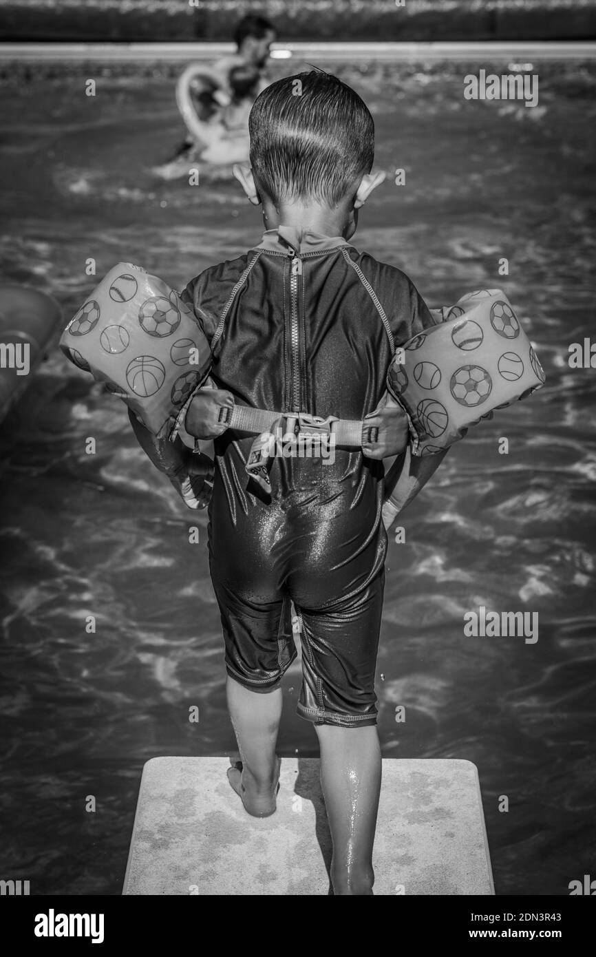 Boy On Diving Platform High Resolution Stock Photography and Images - Alamy