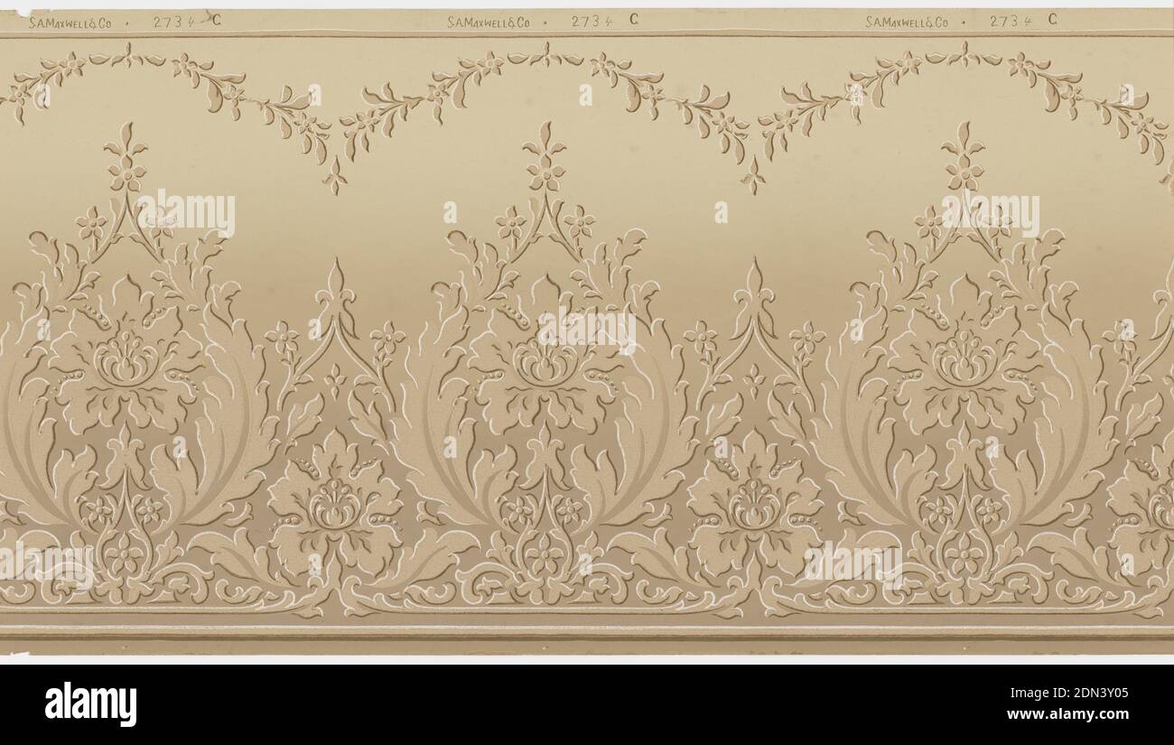 Small foliate medallions foliate scrolls hi-res stock photography and ...