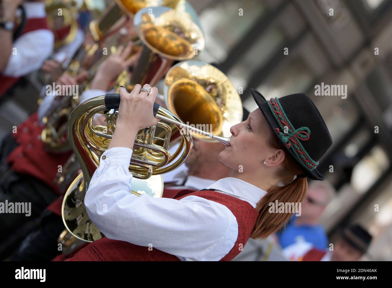 Band for brass instruments hi-res stock photography and images - Alamy