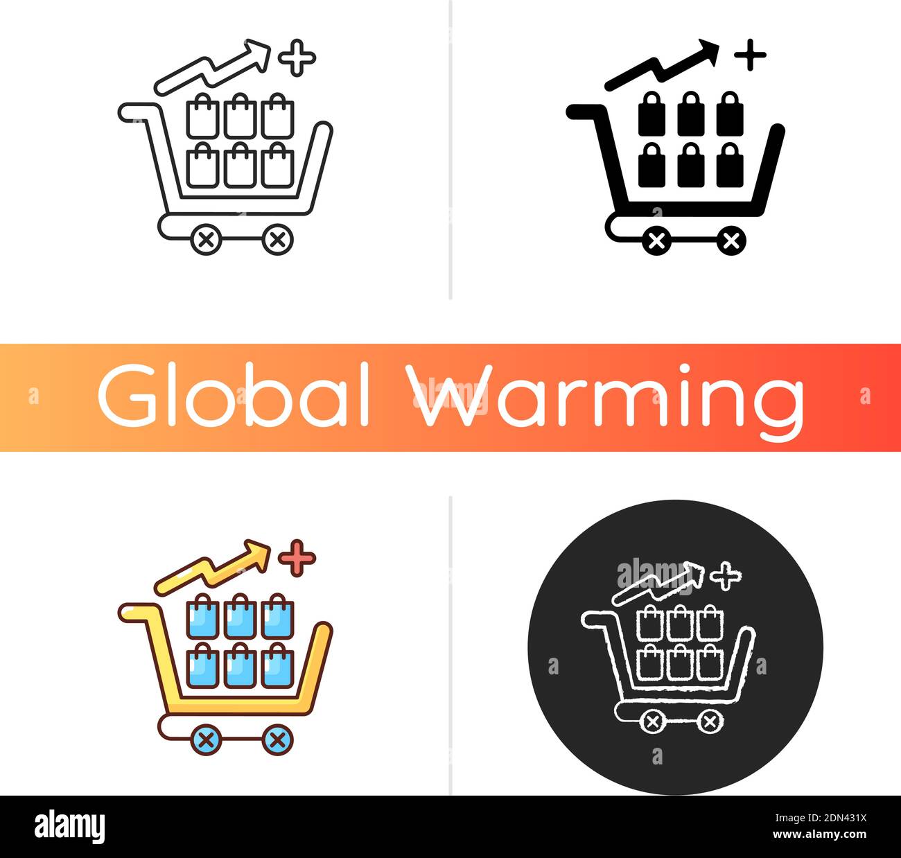 Overconsumption Stock Vector Images - Alamy