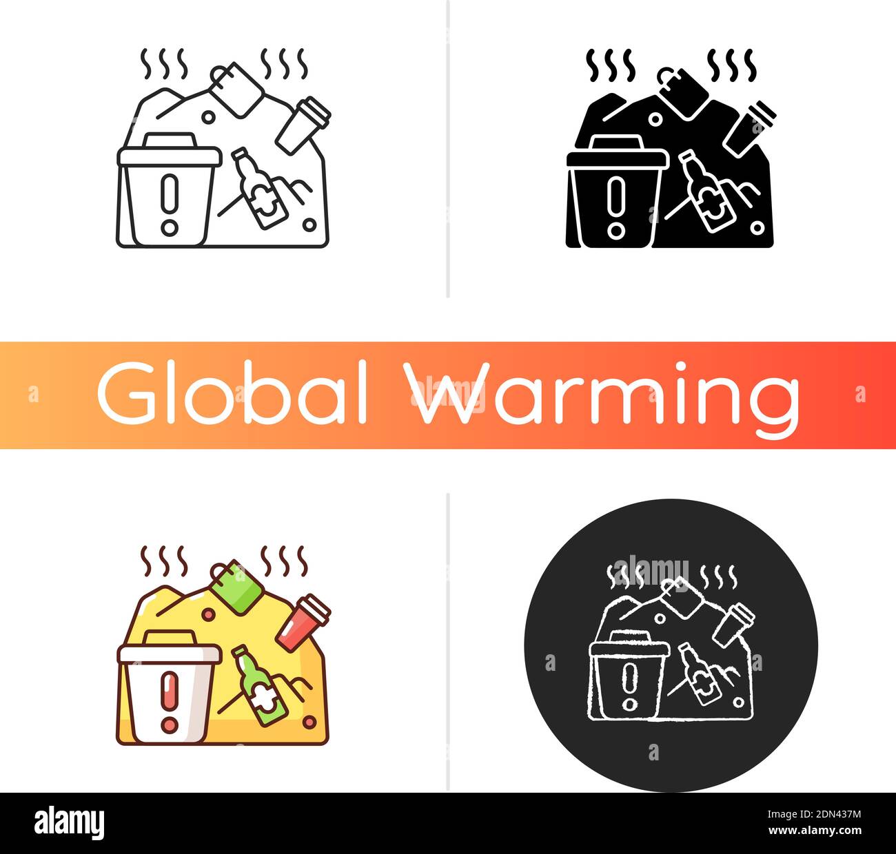 Solid waste icon Stock Vector Image & Art - Alamy