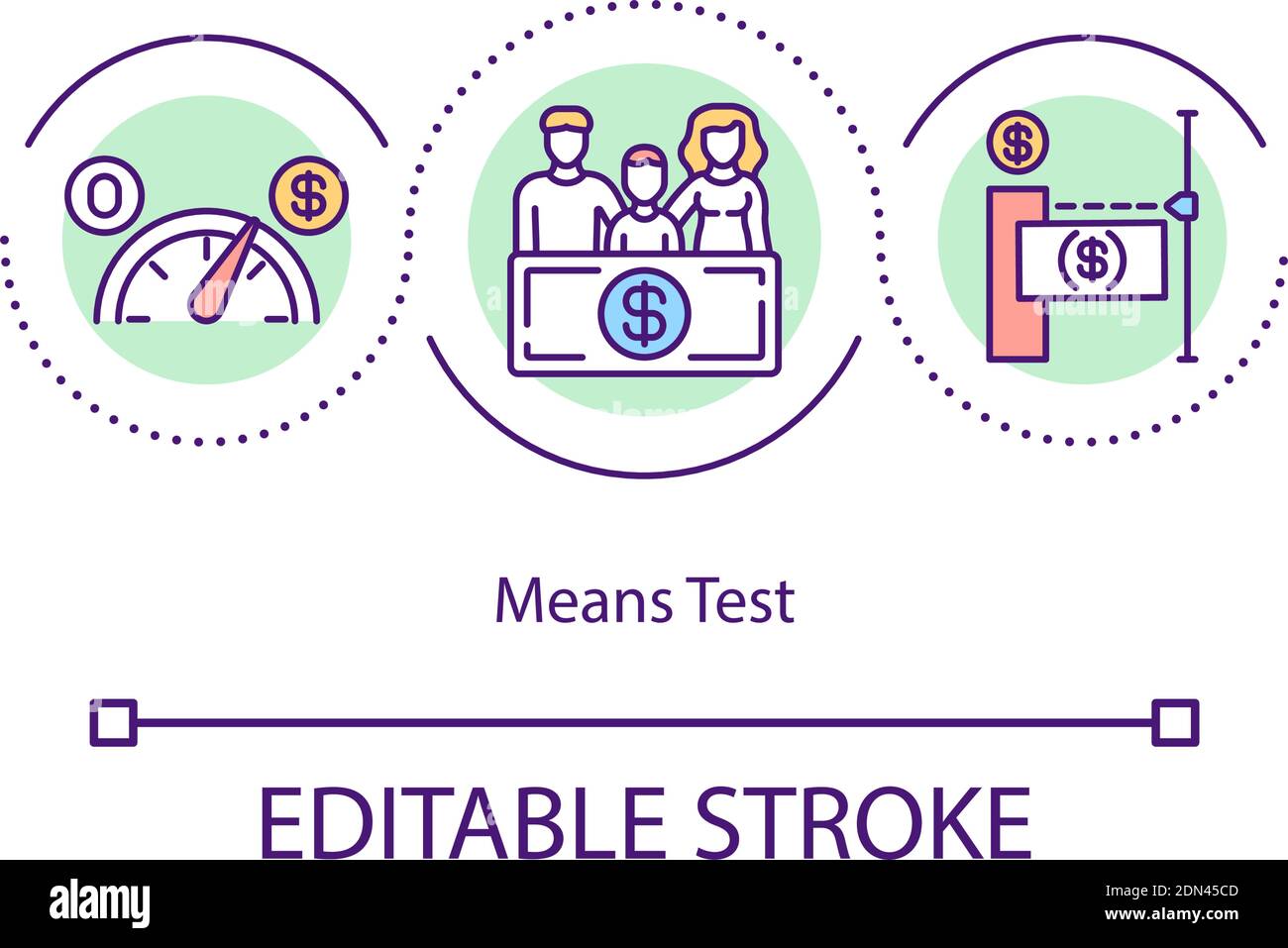 Means test concept icon Stock Vector Image & Art - Alamy
