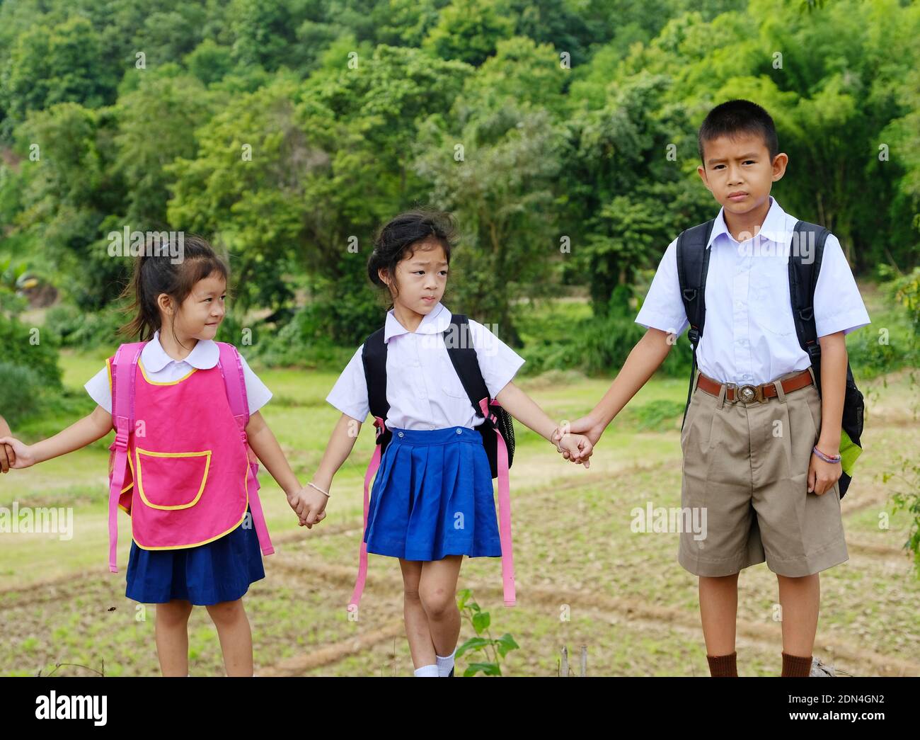 Elementary classroom uniforms hi-res stock photography and images - Alamy