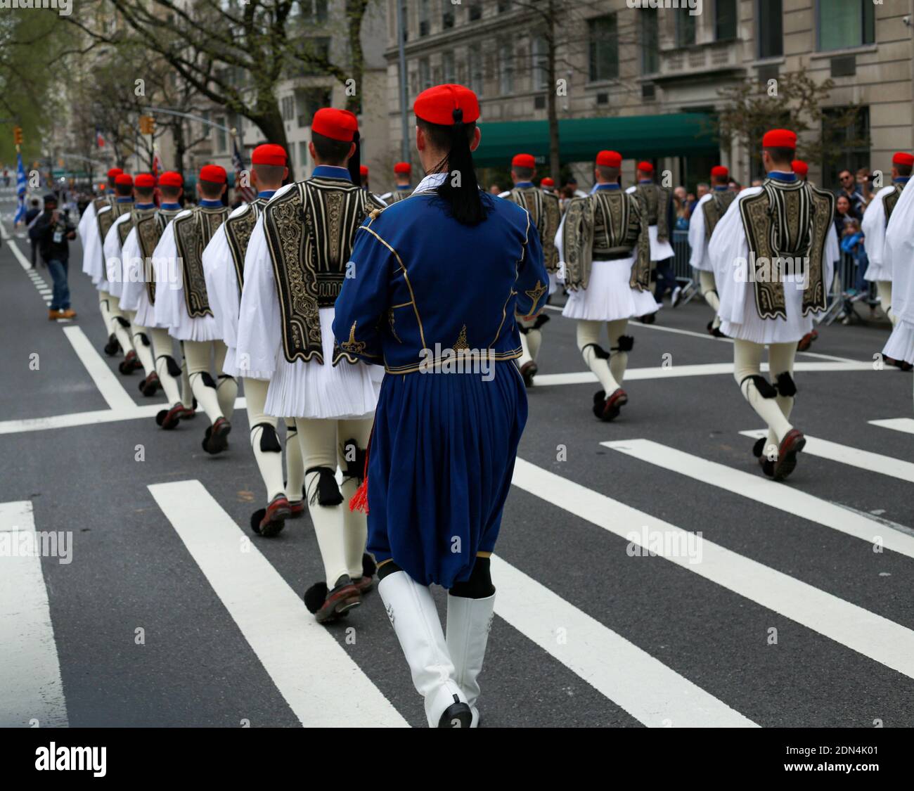 Greek Day parade in New York city , celebrating the countries ...