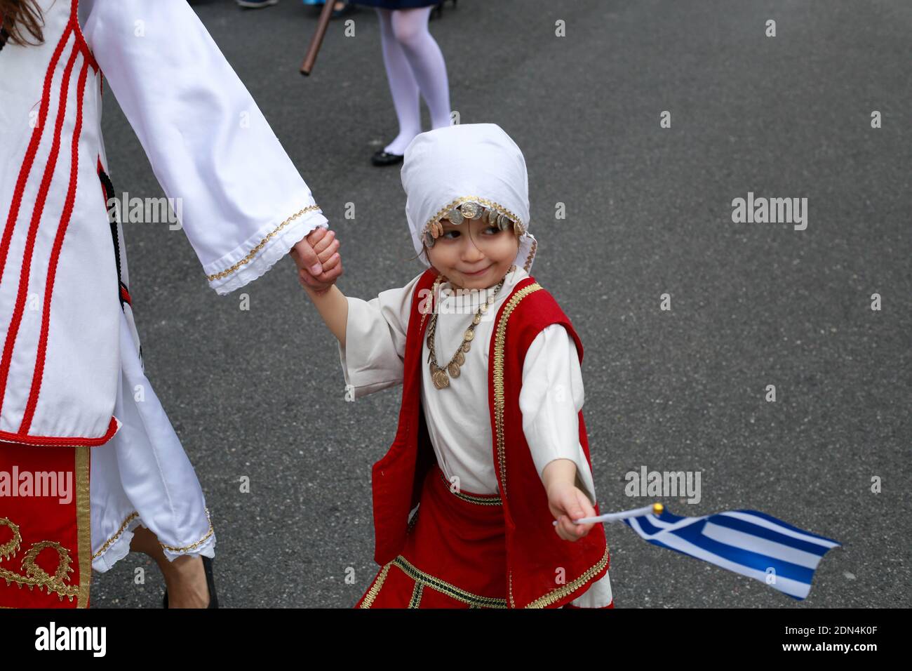 Greek Day parade in New York city , celebrating the countries ...