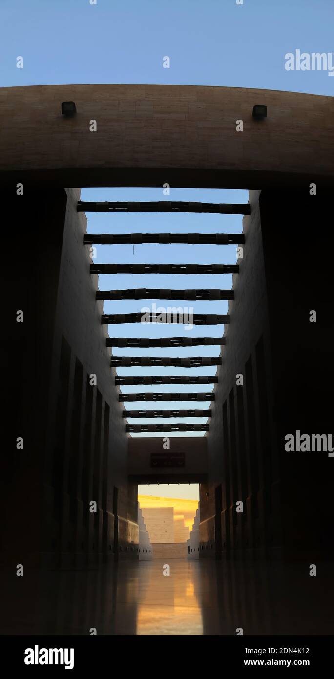 Entrance to Katara Amphitheatre Stock Photo - Alamy