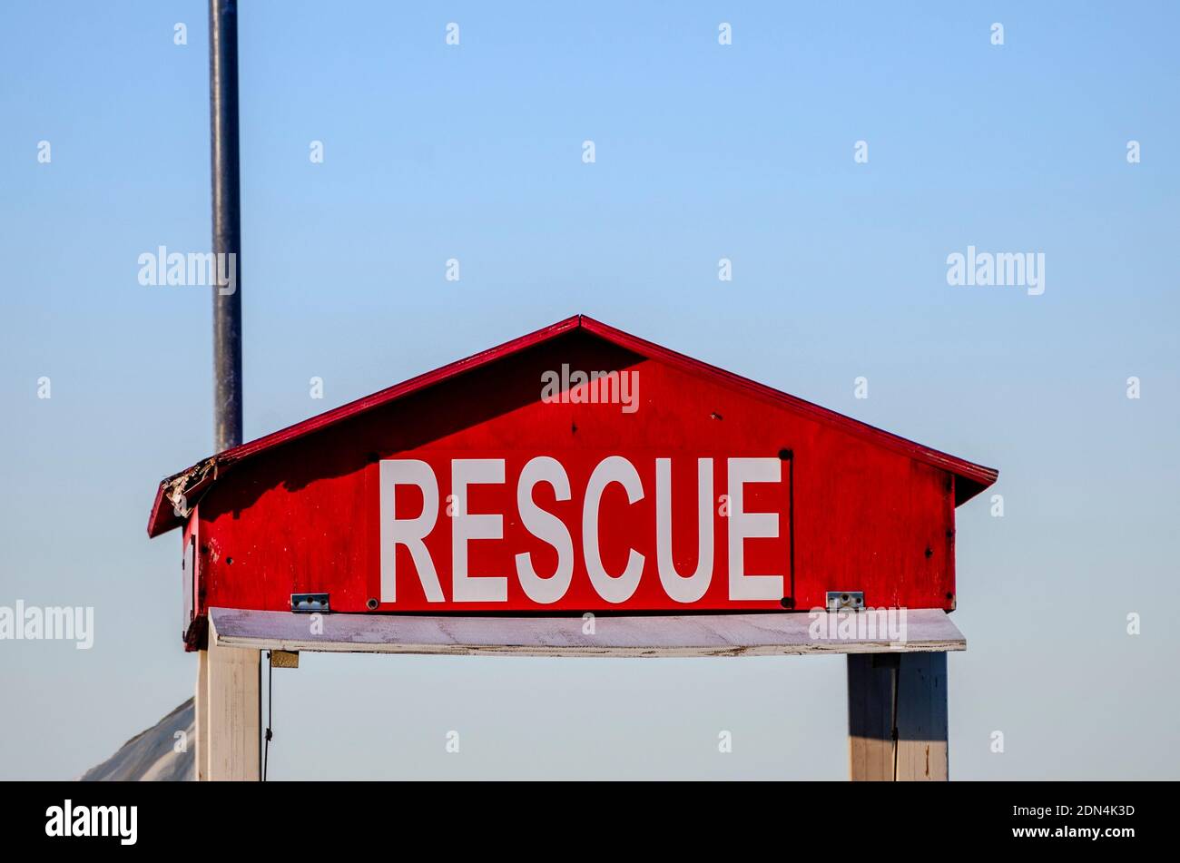 Lifeguard station at the sea Stock Photo - Alamy