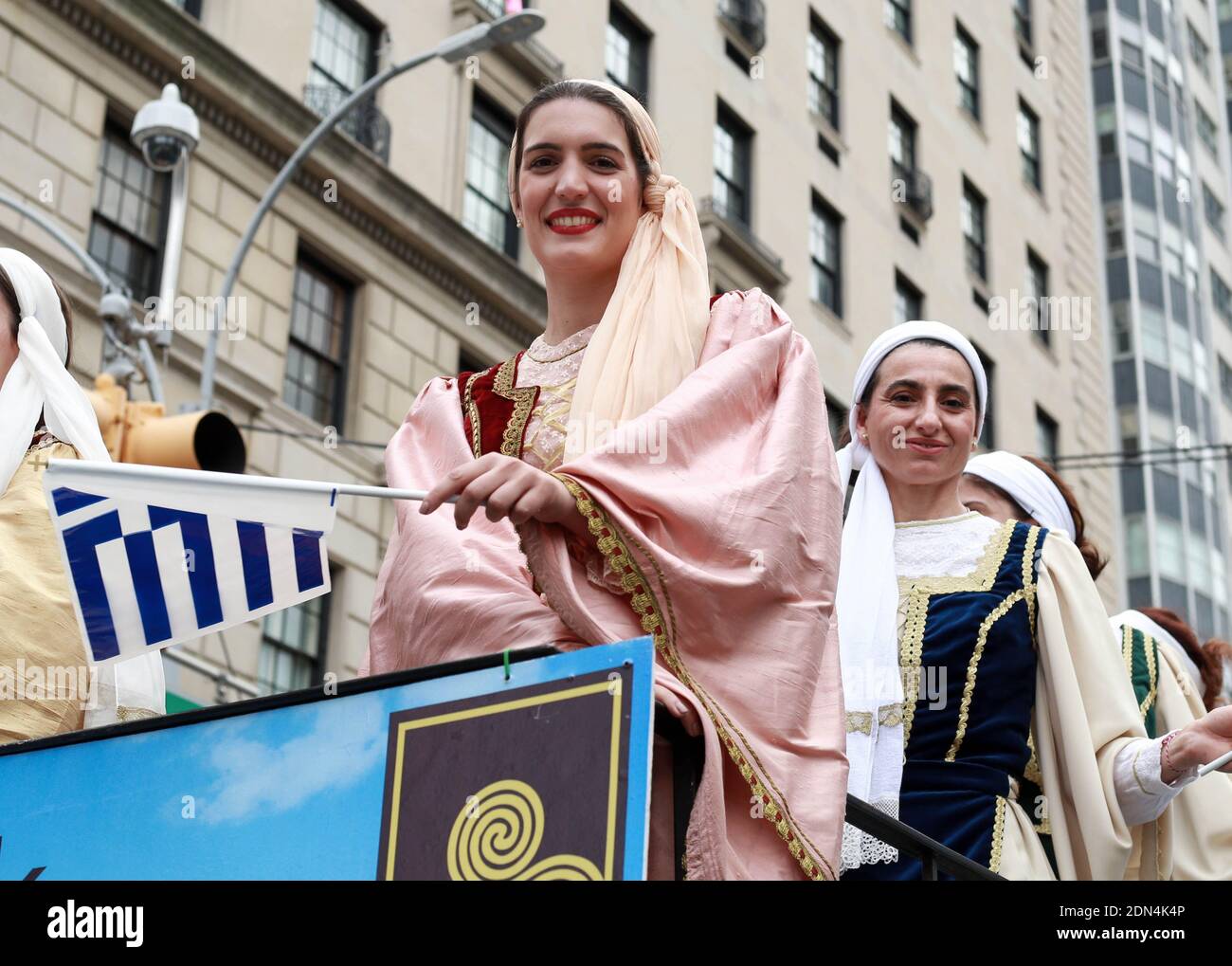 Greek Day parade in New York city , celebrating the countries ...