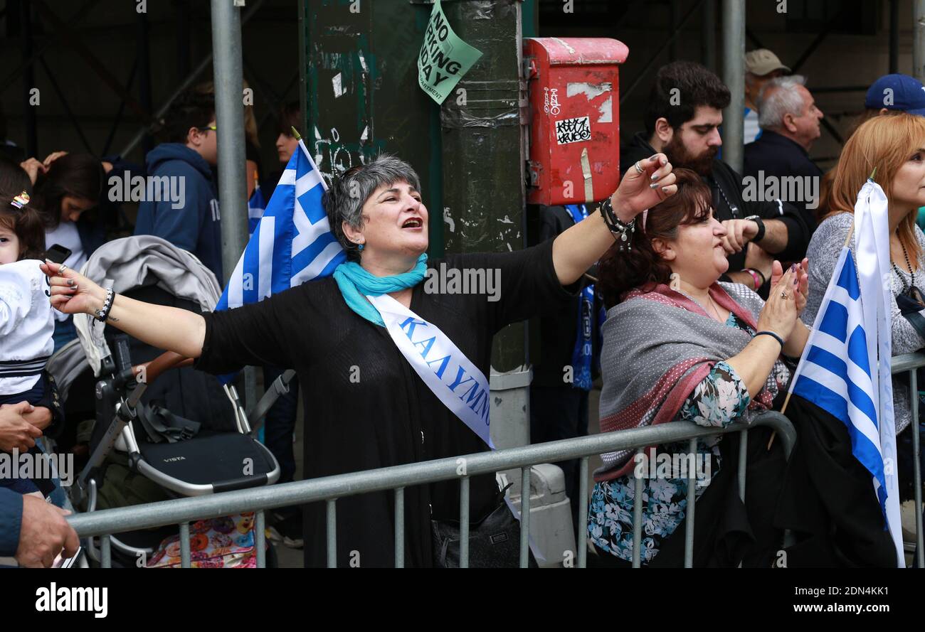 Greek Day parade in New York city , celebrating the countries ...