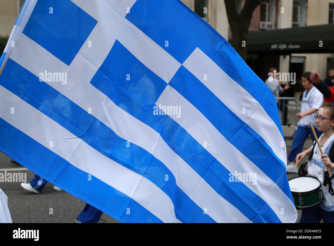 Greek Day parade in New York city , celebrating the countries ...