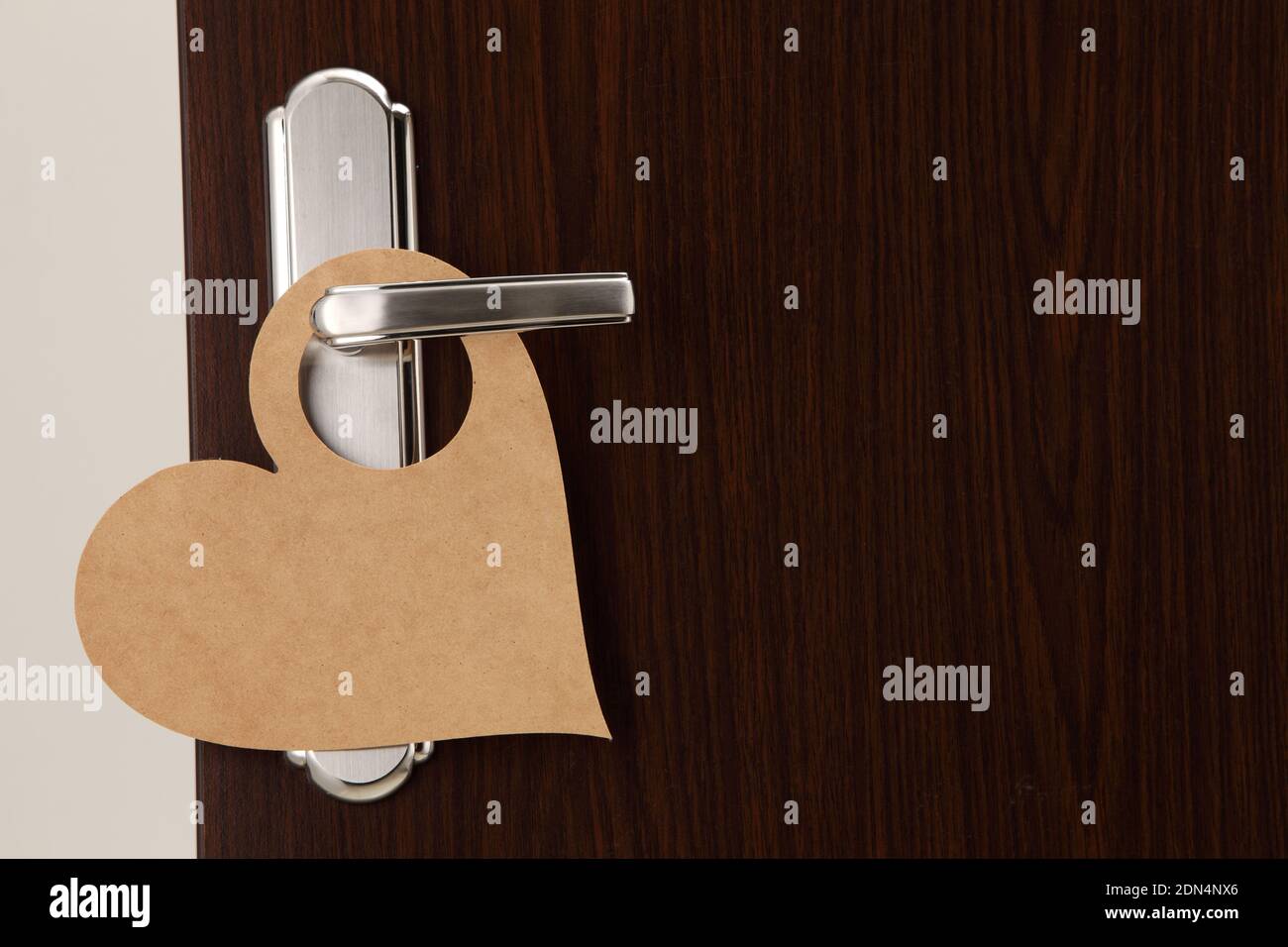 Heart door sign hi-res stock photography and images - Alamy