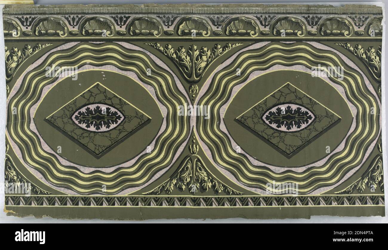 Shell motif borders hi-res stock photography and images - Alamy