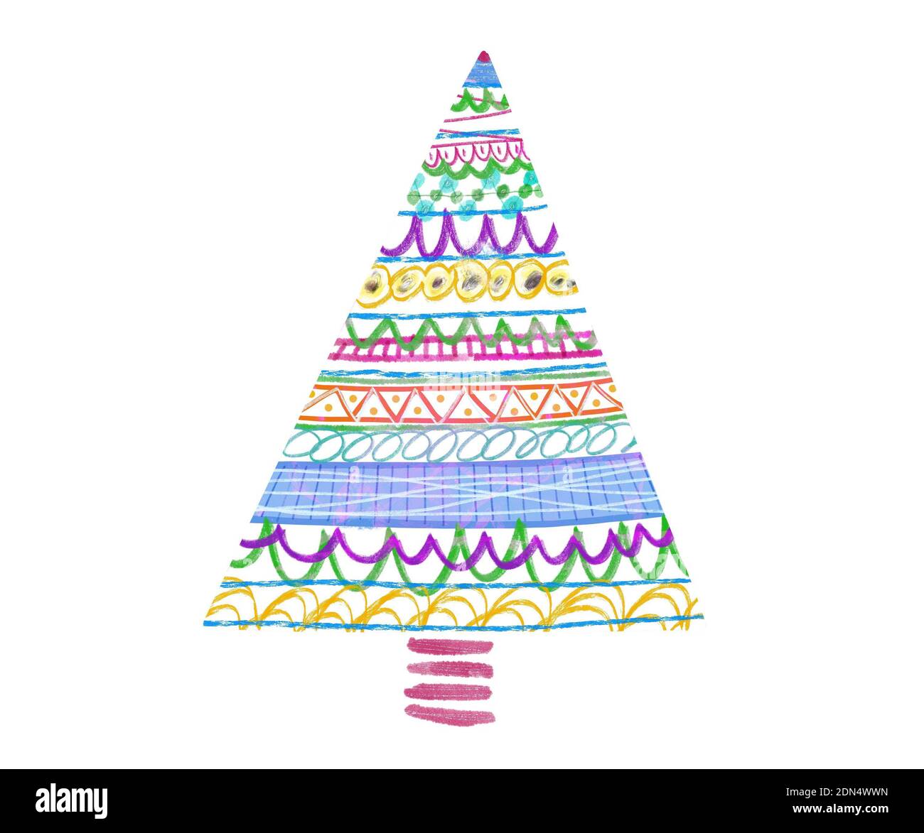 Christmas holiday decorations tree garlands Cut Out Stock Images ...