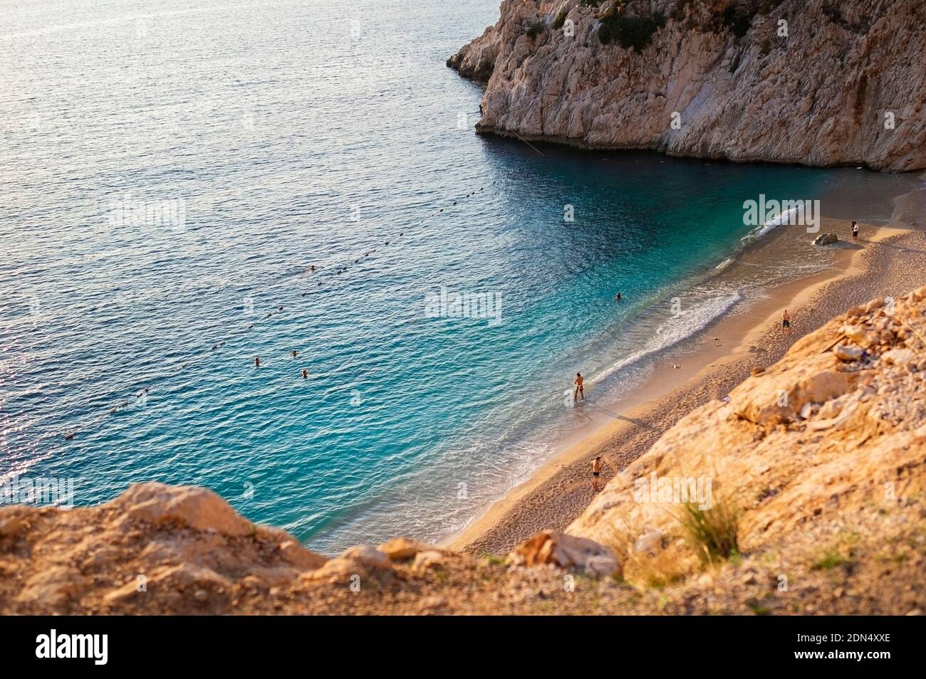 Beautiful Kaputas beach on mediterranean sea, Turkey Stock Photo - Alamy