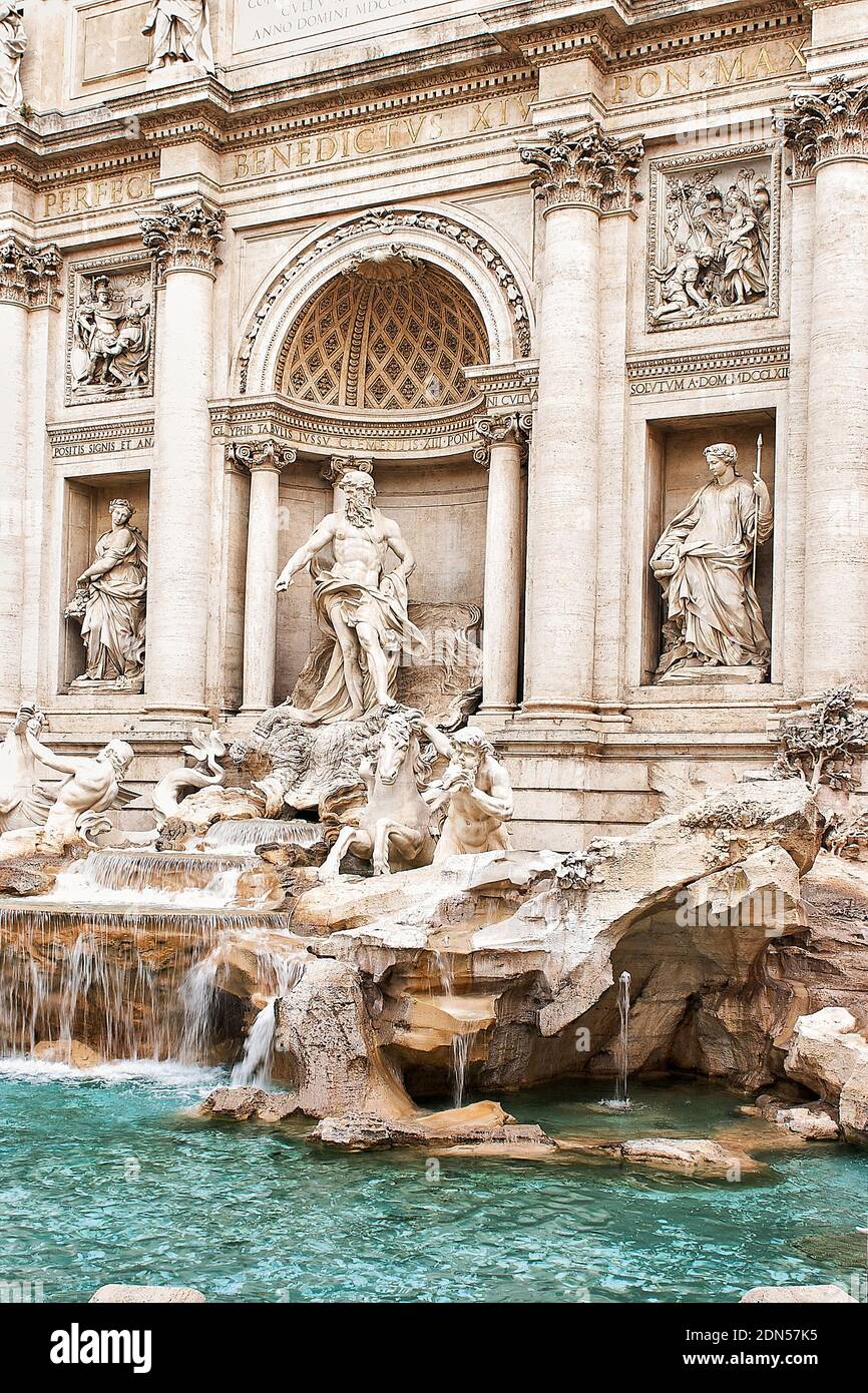 Fontana di Trevi, Roma, Italia, Europe Stock Photo - Alamy