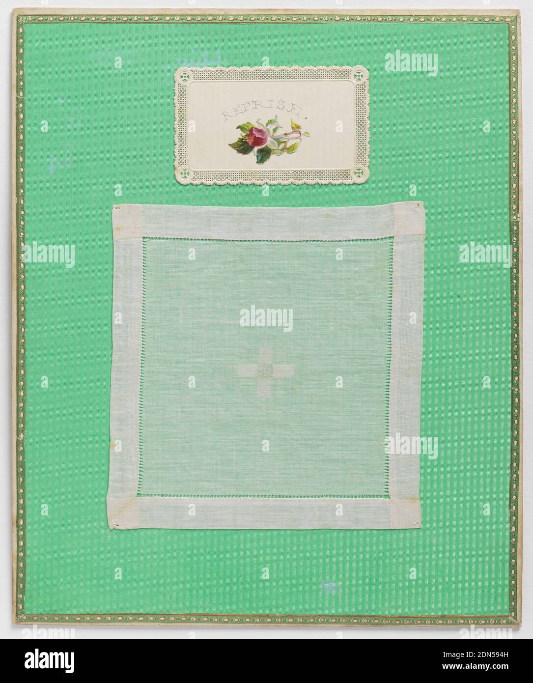 Sewing sample, France, late 19th century, Sewing sample Stock Photo - Alamy