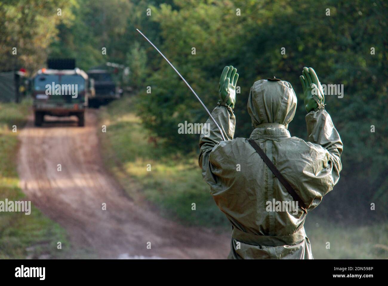 Army soldier transportation land vehicle standing hi-res stock ...