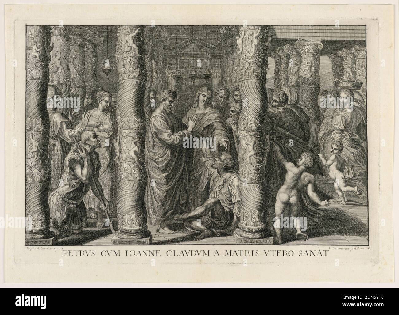 The Healing of the Lame Man at the Beautiful Gate of the Temple ...