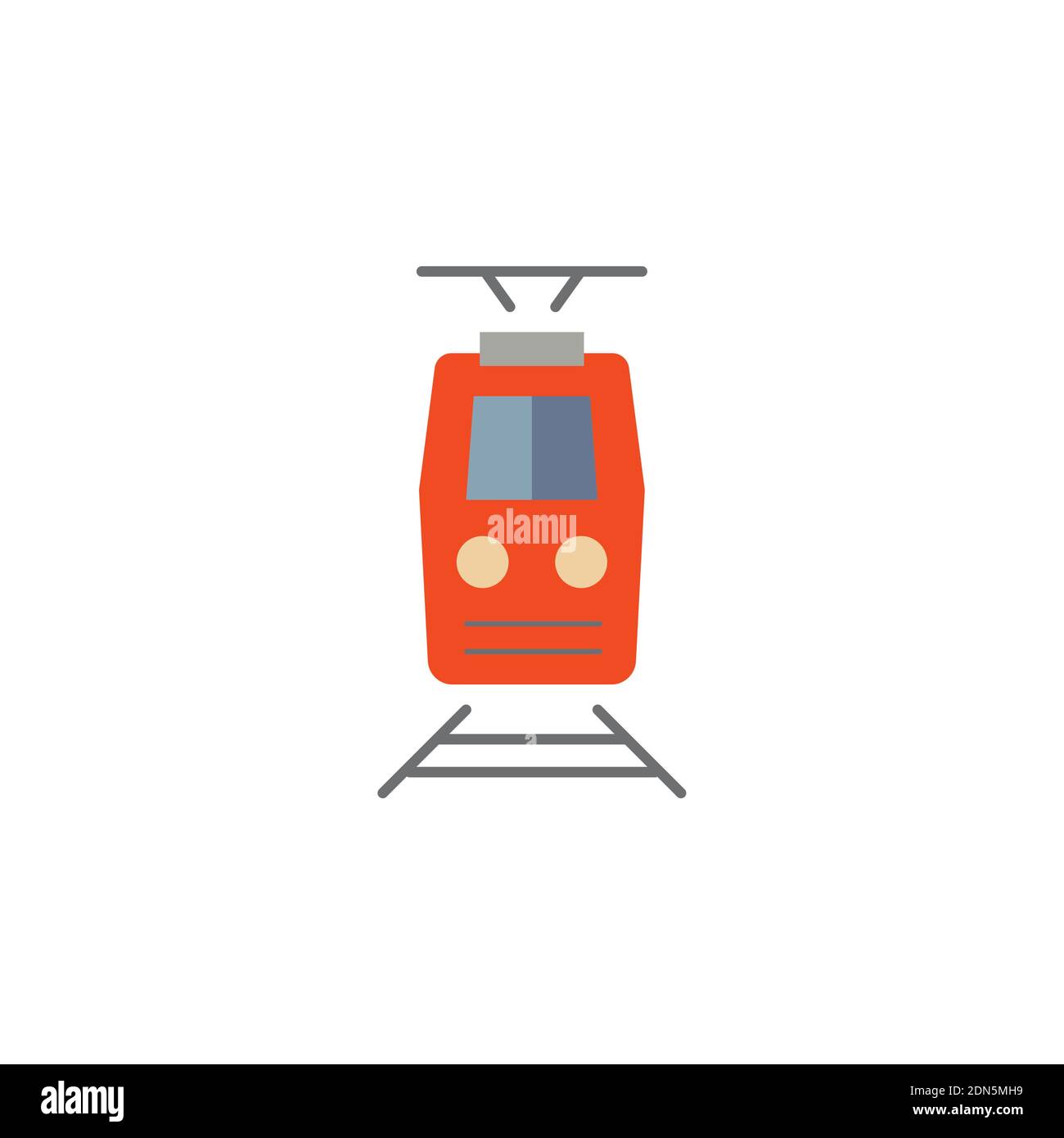 Metro front view vector hi-res stock photography and images - Alamy