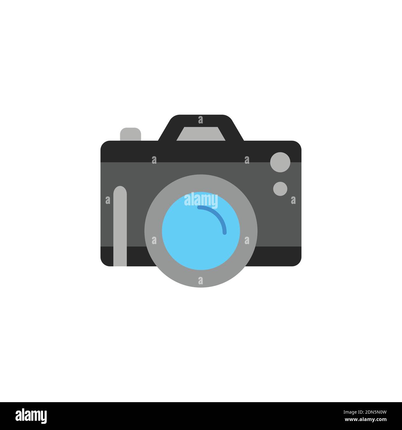 Camera Photography color icon vector. pocket digital camera Simple sign ...