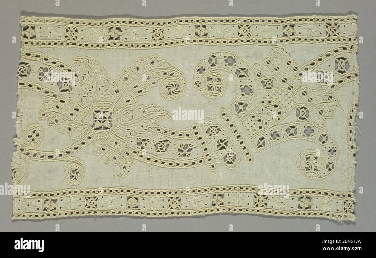 Fragments, Medium: linen Technique: reticella needle lace, Wide borders ...