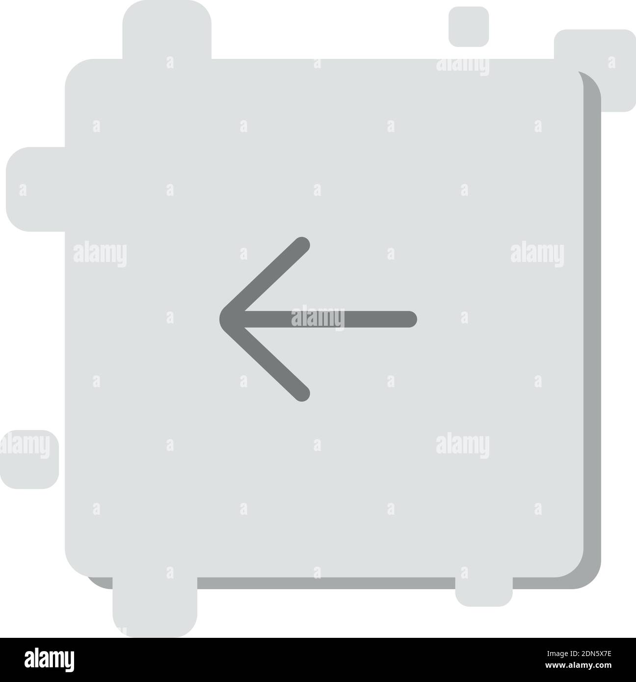 left arrow vector icon modern simple vector illustration Stock Vector Image & Art - Alamy