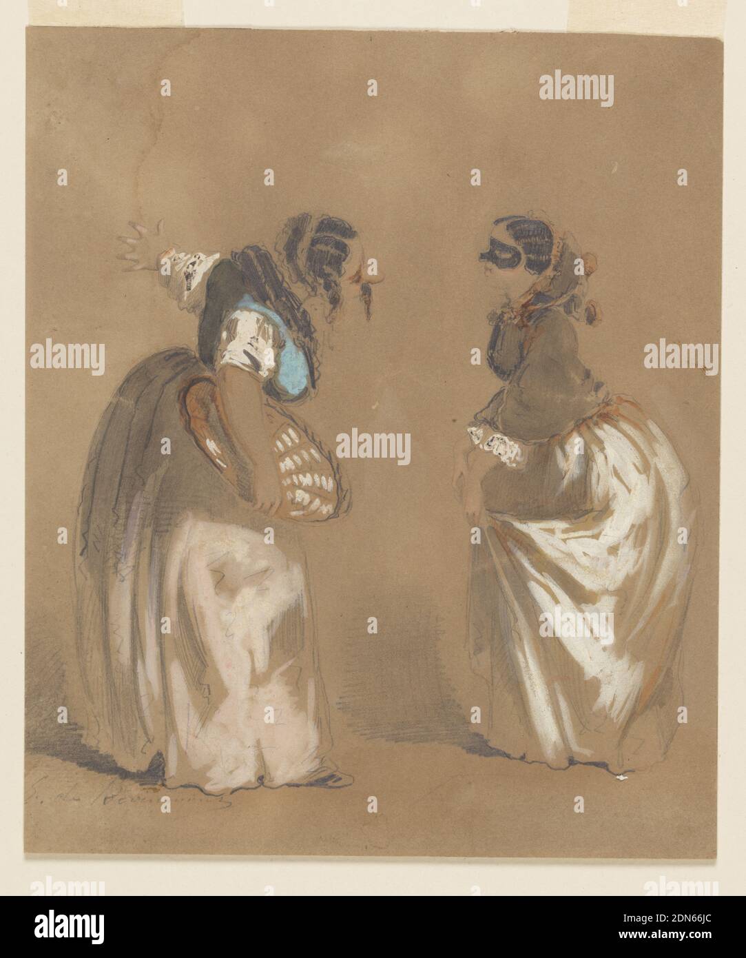 Two masked ladies bowing hi-res stock photography and images - Alamy