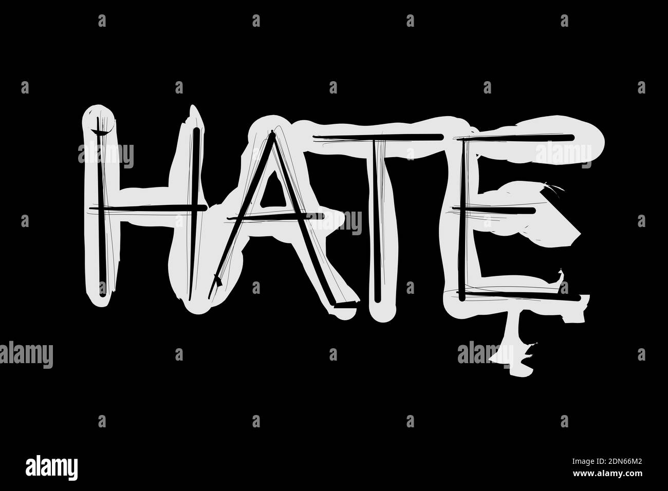 Hate and hatred - negative emotion and feeling of aversion, dislike ...