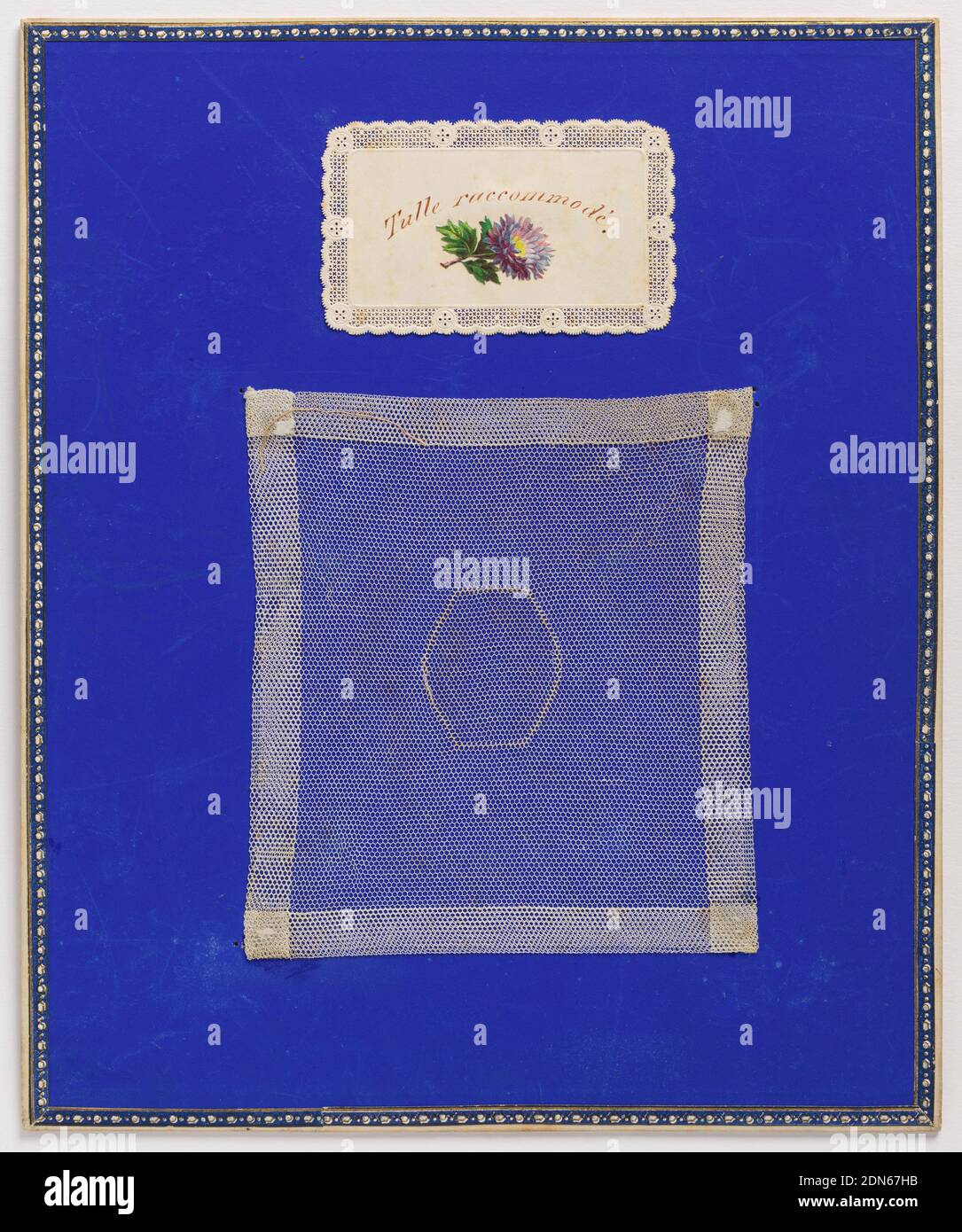 Sewing sample, France, late 19th century, Sewing sample Stock Photo - Alamy