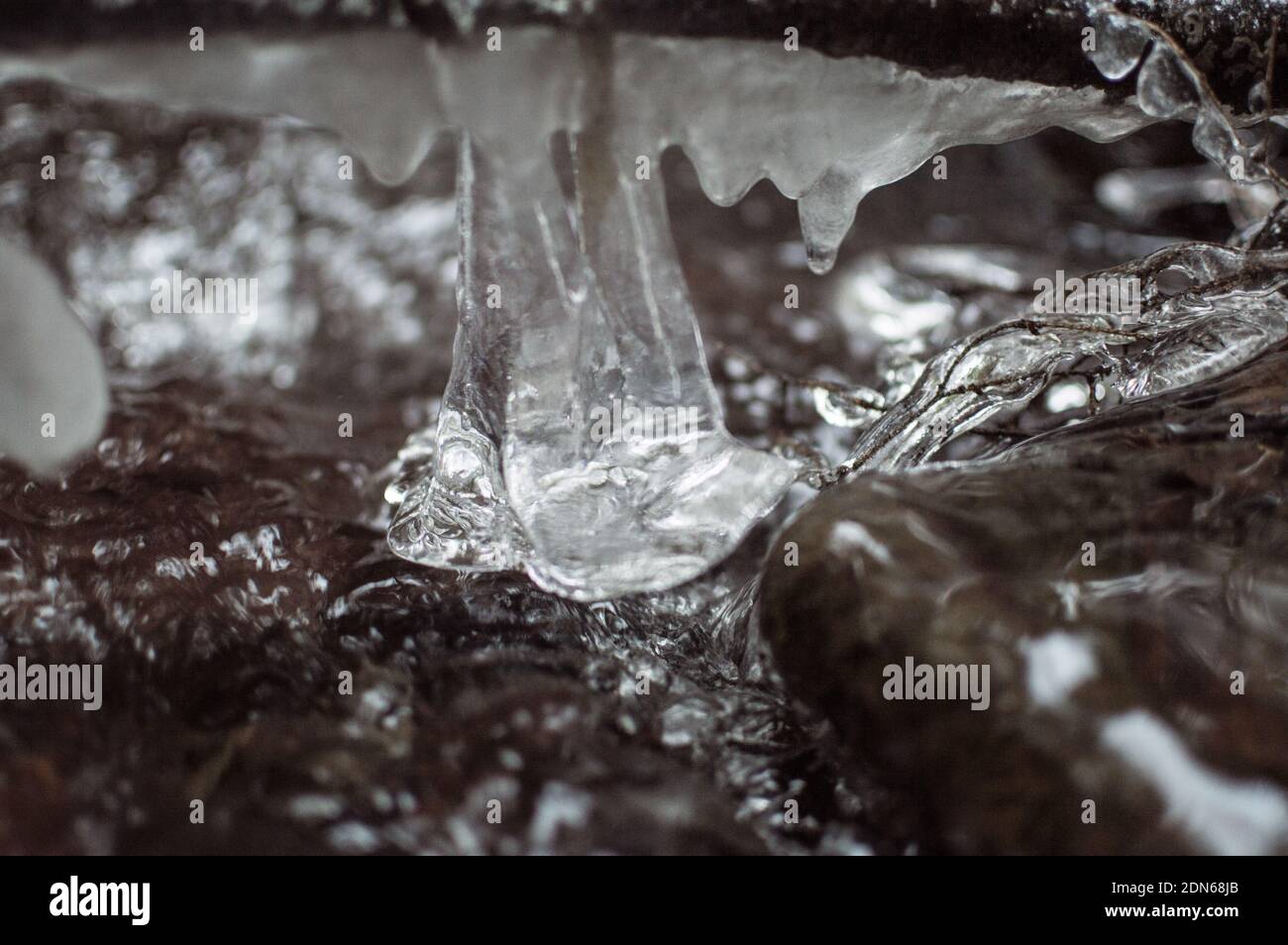 Large Ice Bell persists over a small ripple Stock Photo - Alamy