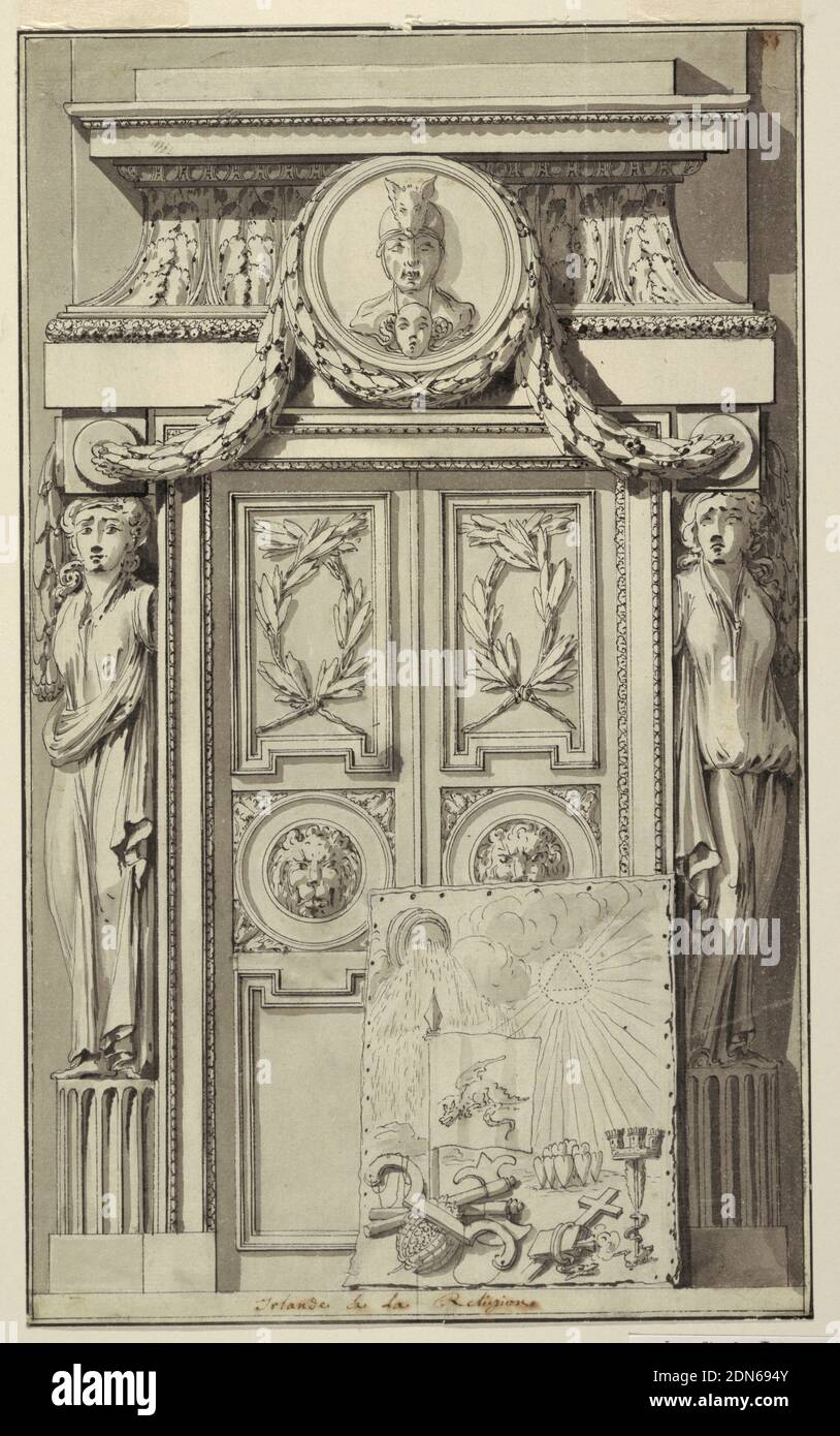 Swags encasing hi-res stock photography and images - Alamy