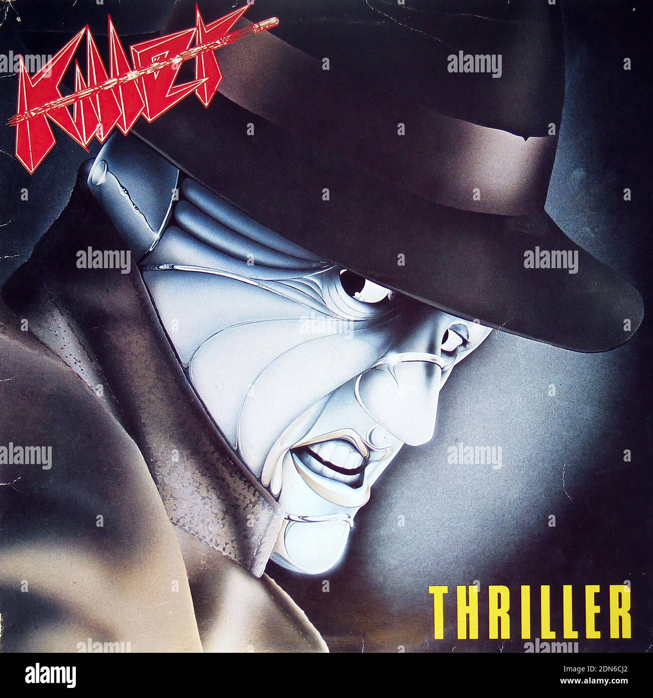Killer Thriller - Vintage Vinyl Record Cover Stock Photo - Alamy
