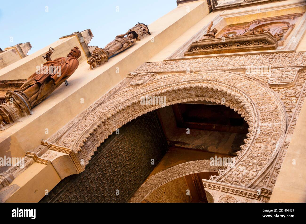 The Puerta del Perdon or Gate of Forgiveness, part of the original ...